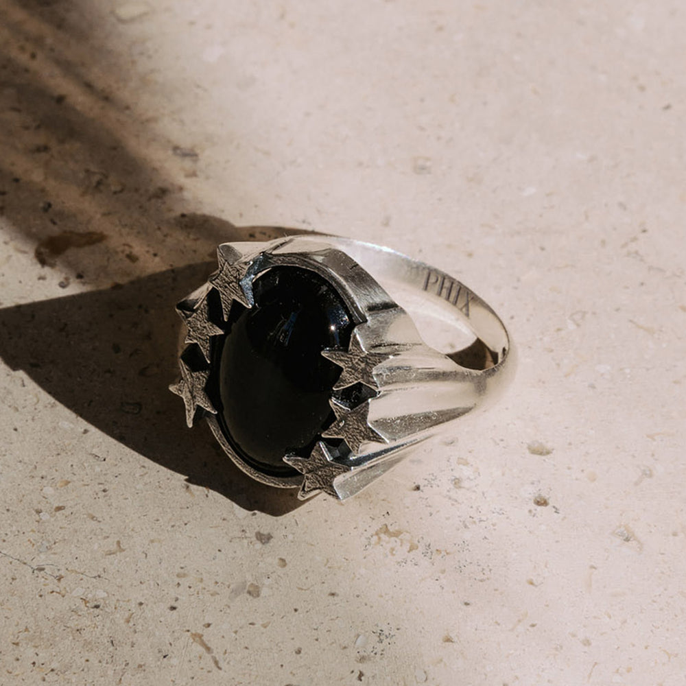Silver Shooting Star Ring & Phix
