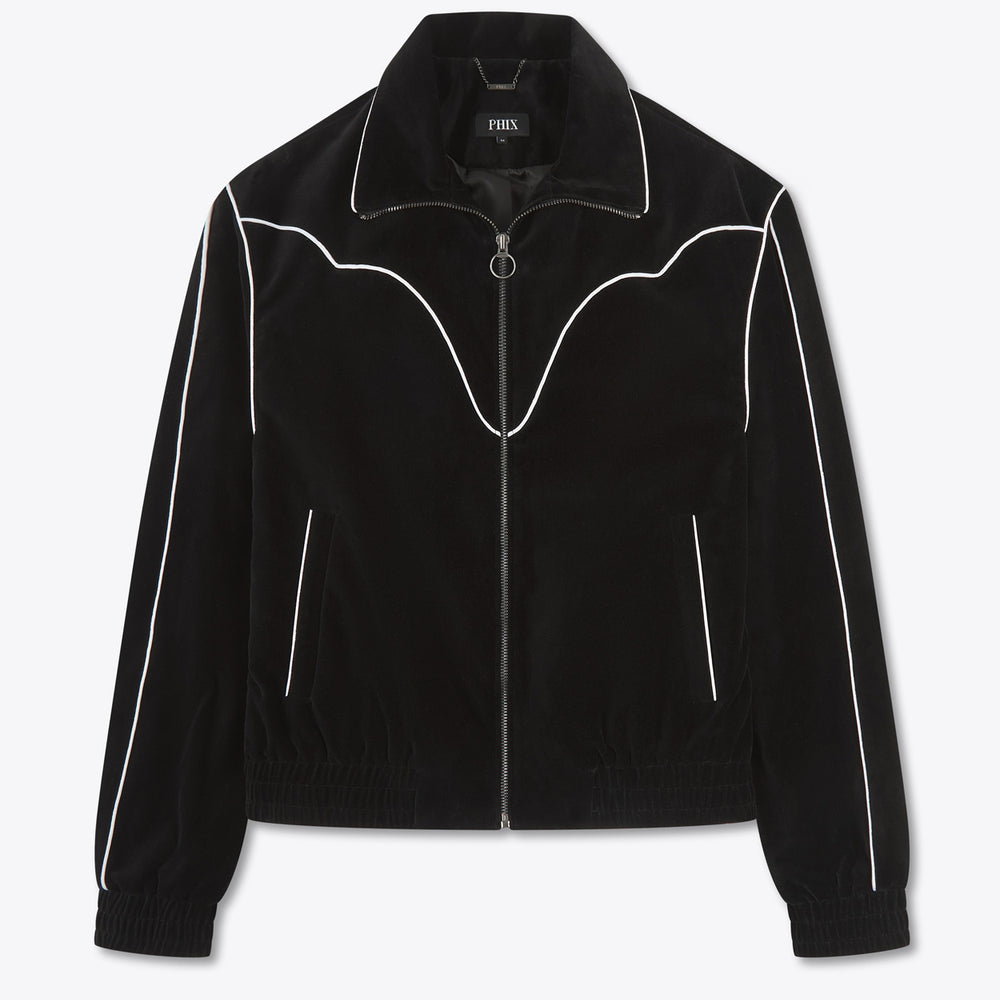 Velvet Western 70's Track Jacket & Phix